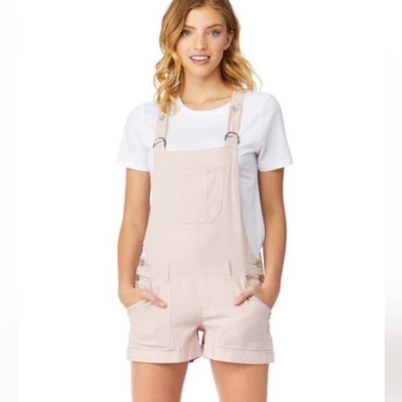 Wallflower | Shorts | Wallflower Pastel Pink Short Overalls | Poshmark